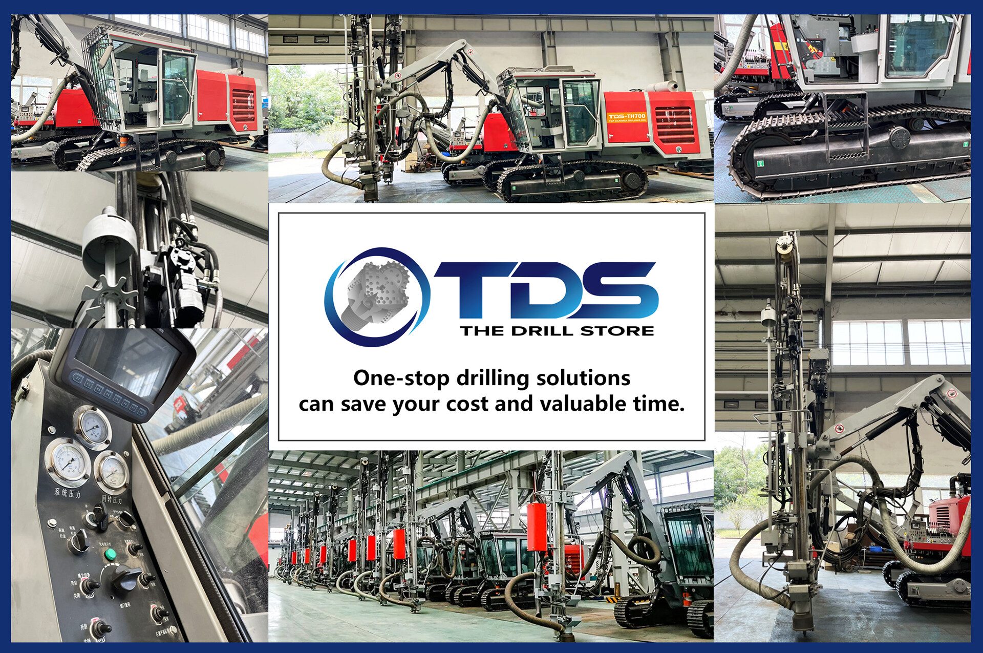 TDS-TH700 Hydraulic Top Hammer Drilling Rig - TDS